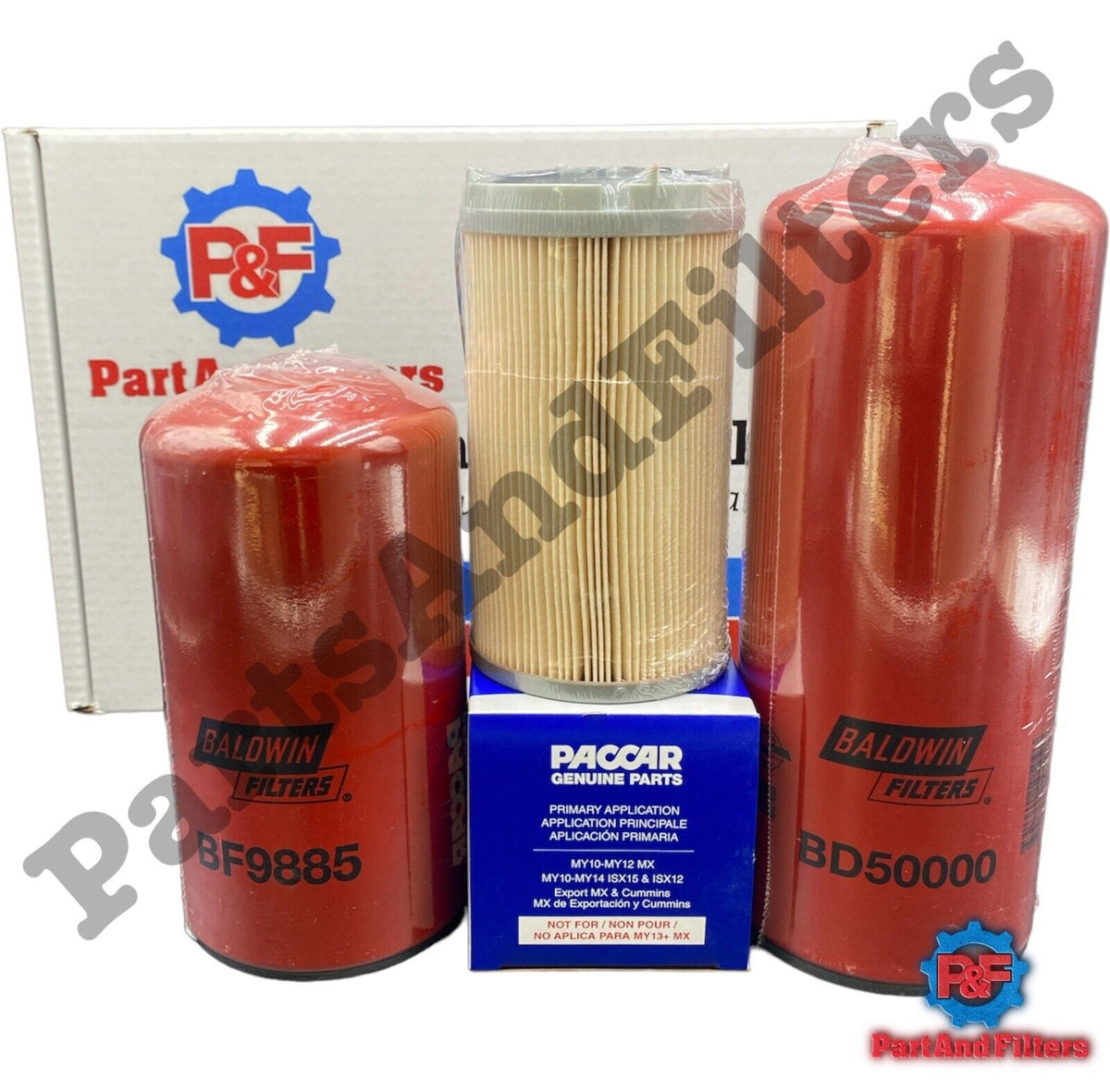 P&F Oil Change Kit 7 For Cummins BD50000 BF9885 K37-1004 – PartAndFilters