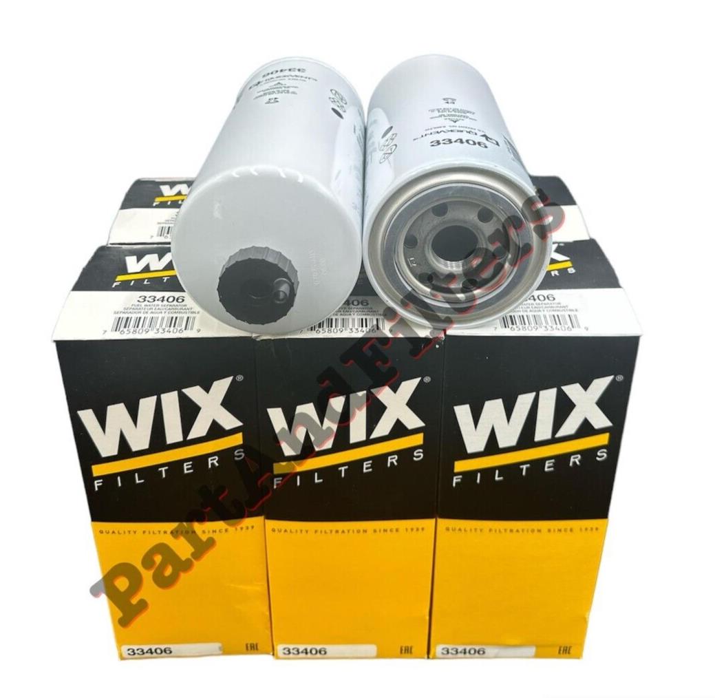 Wix 33406 Fuel Water Separator Filter Replace Cummins 3329289 (Pack of ...