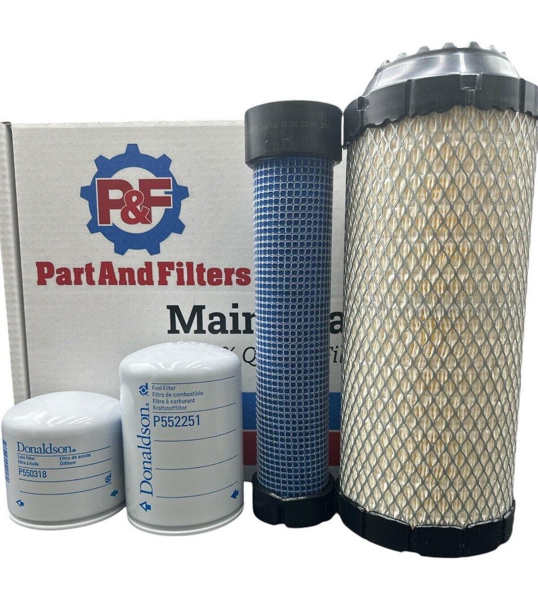 P&F Filter Kit For Takeuchi TL8 With Kubota V3307 Engine – PartAndFilters