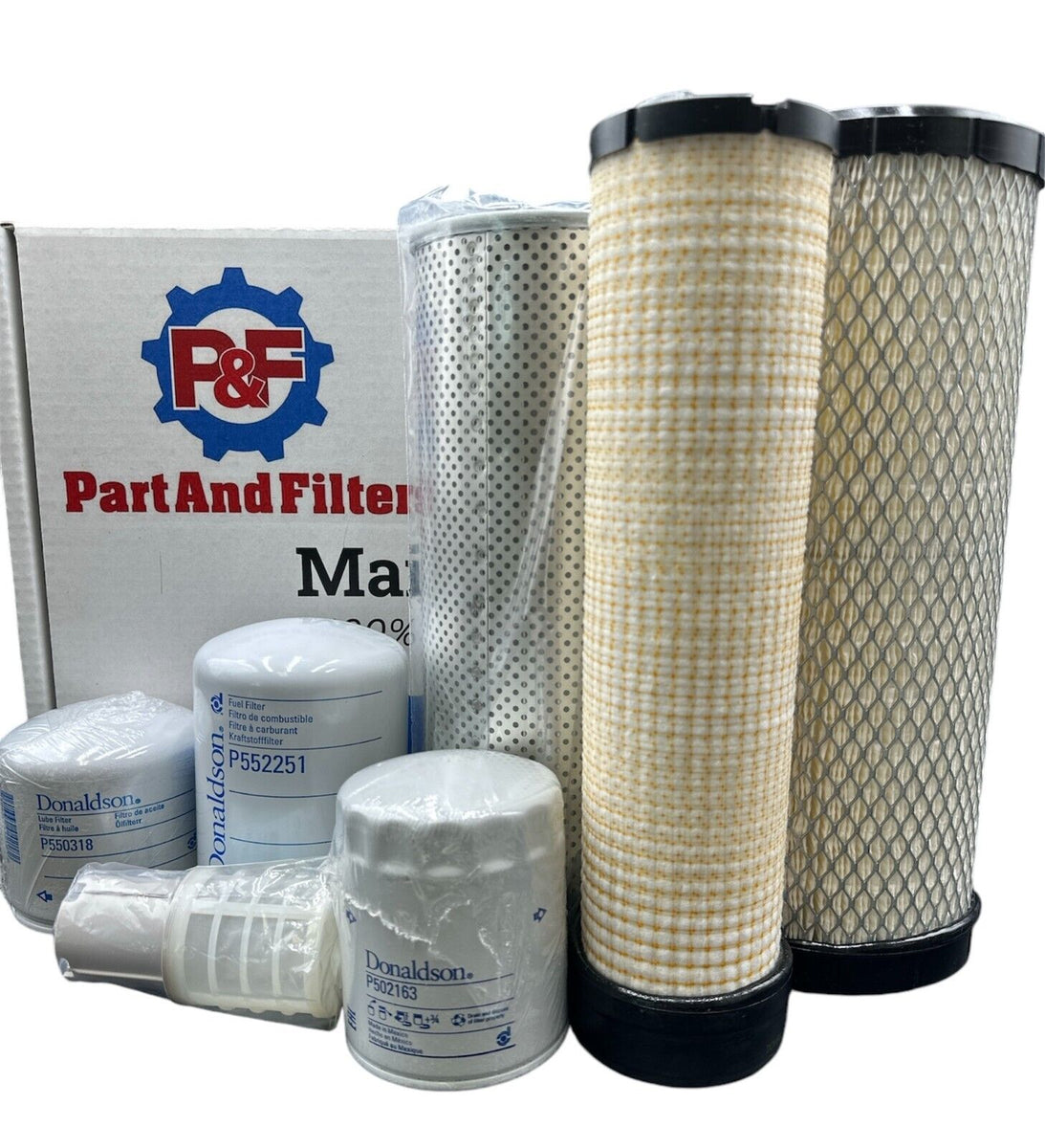 P&F Filter Kit For Takeuchi TL8R2 Track Loaders With V3307 Eng ...