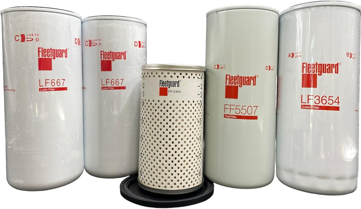 VOLVO D13 OIL CHANGE KIT, FF5507, 2 LF667, LF3654 – PartAndFilters