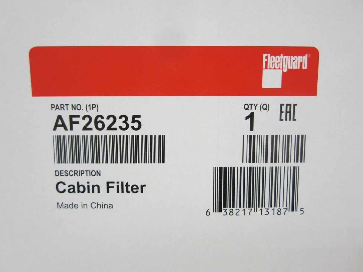 Fleetguard AF26235 Cabin Air Filter - PA4857 (Pack of 3) – PartAndFilters