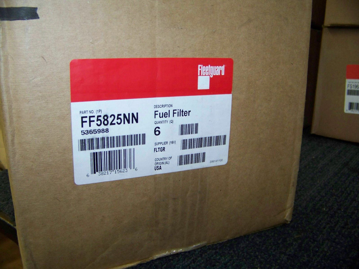 Fleetguard FF5825NN NanoNet Fuel Filter Cummins 2017 X15 FF5686 FF5776 ...