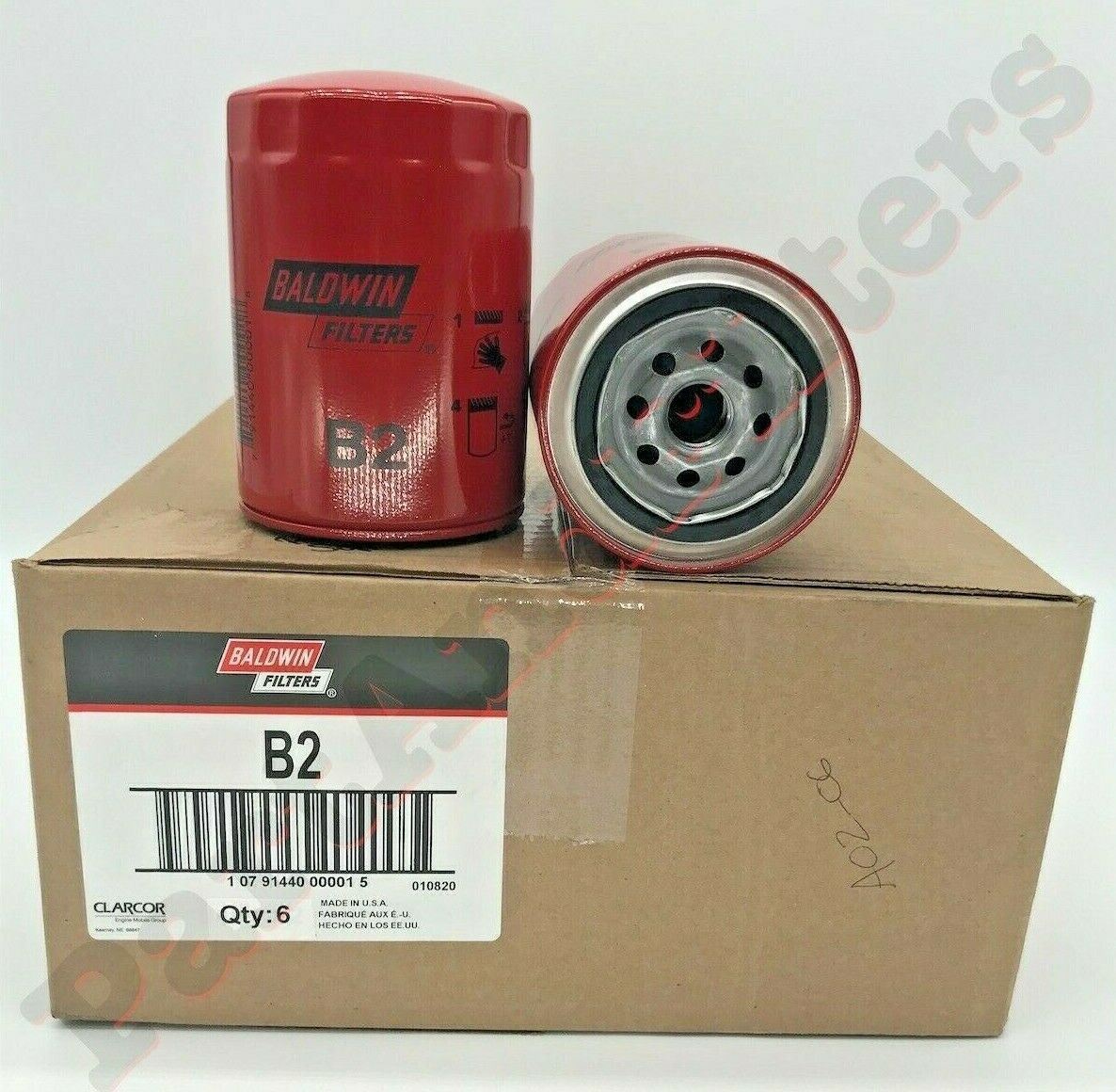 Baldwin B2 Engine Oil Filter (Pack of 6) – PartAndFilters