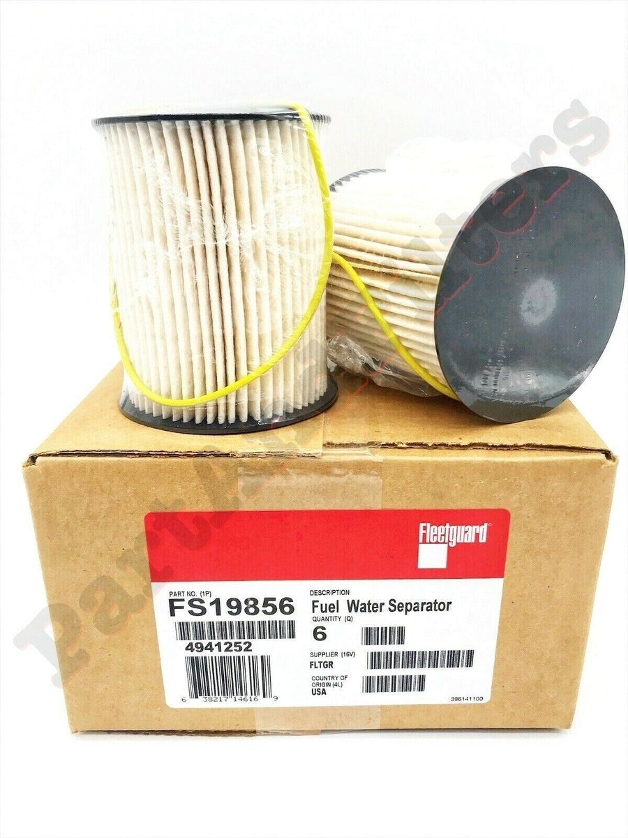 Fleetguard FS19856 Fuel Filter Fits Cummins 2003-2007 Dodge Ram ( 2 Pa ...