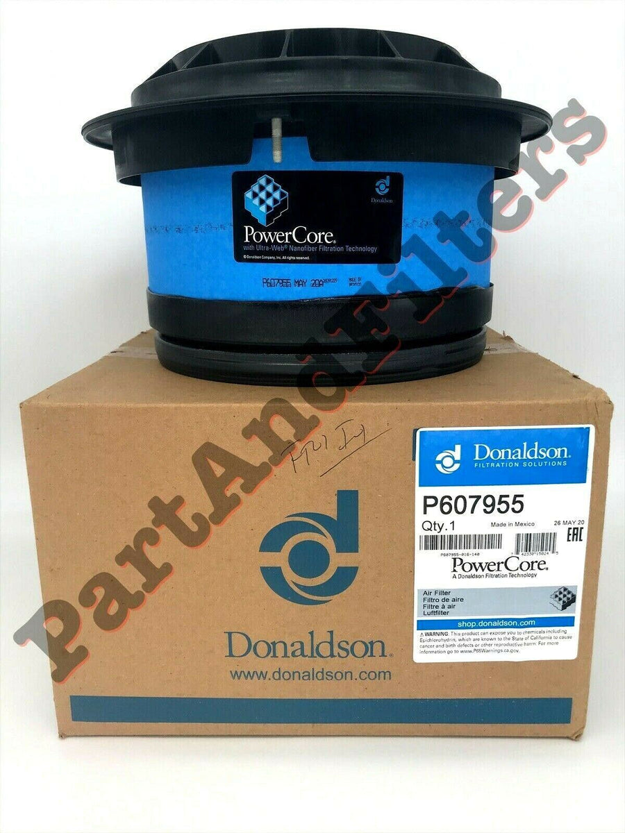 P607955 Donaldson Air Filter, Primary Round Powercore – PartAndFilters