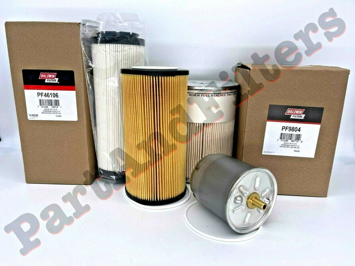 FILTER SERVICE KIT MX-13 EPA13 ENGINE OIL , FUEL , ELEMENT & WATER SEP ...