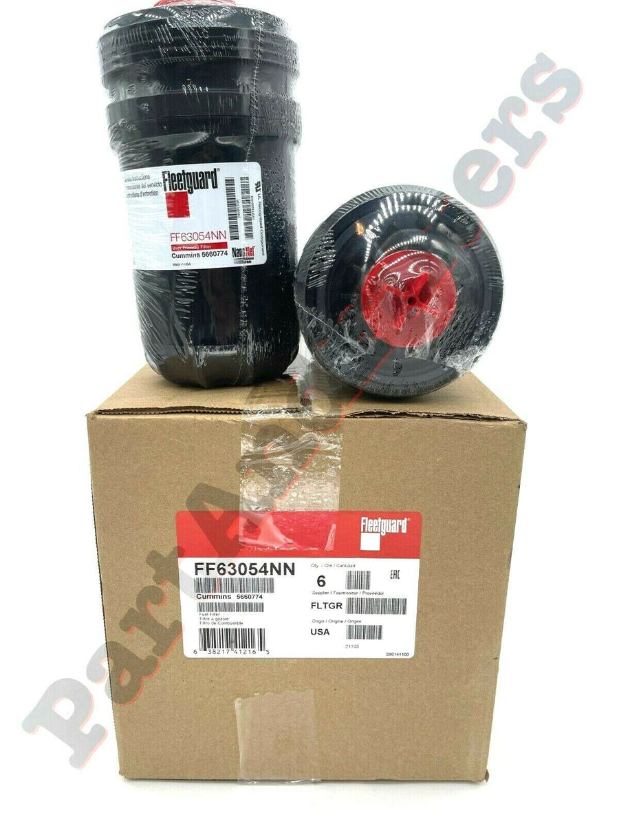 Fleetguard FF63054NN Fuel Filter , Replace FF63009 (Pack of 6 ...