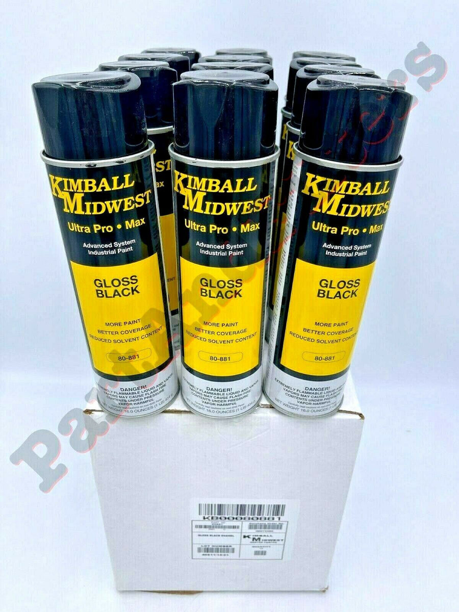 KIMBALL MIDWEST 80-881 Gloss Black Ultra Pro-Max Paint – PartAndFilters