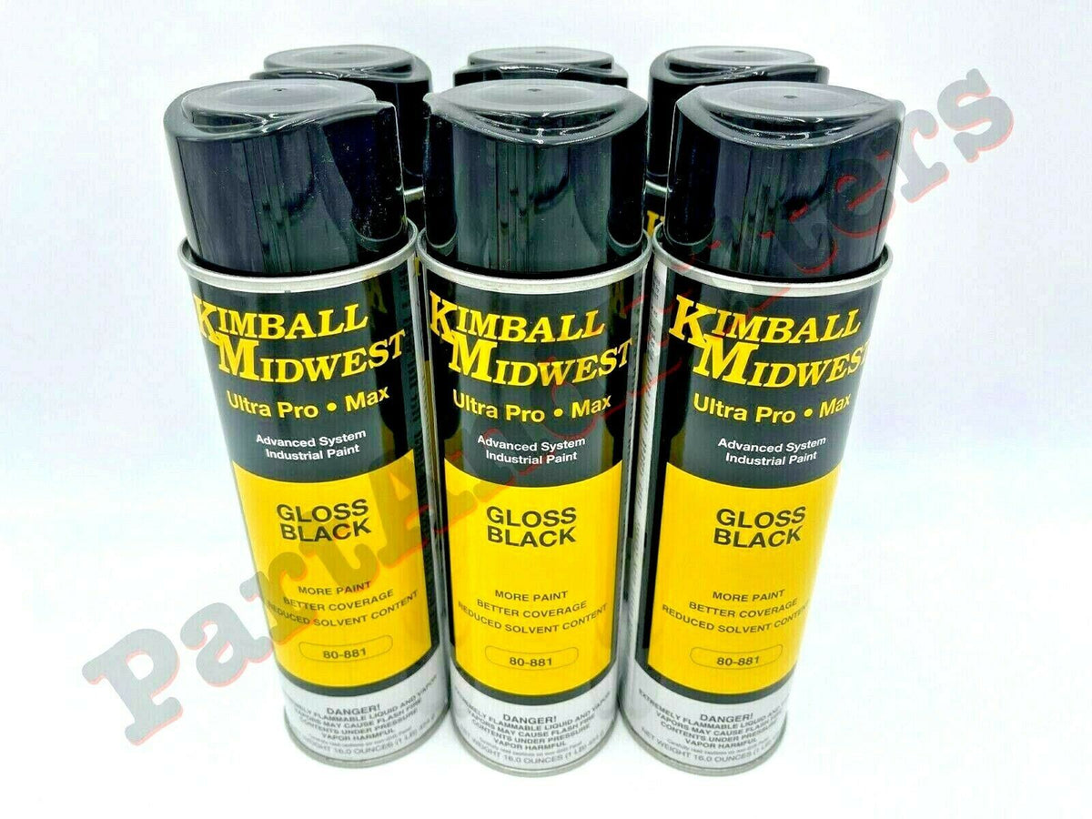 KIMBALL MIDWEST 80-881 Gloss Black Ultra Pro-Max Paint – PartAndFilters