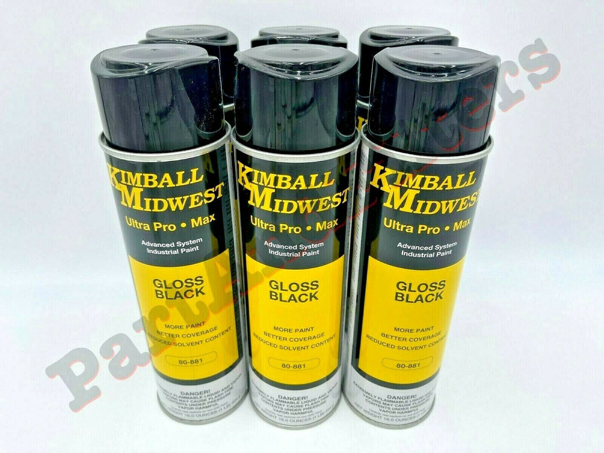 KIMBALL MIDWEST 80-881 Gloss Black Ultra Pro-Max Paint – PartAndFilters