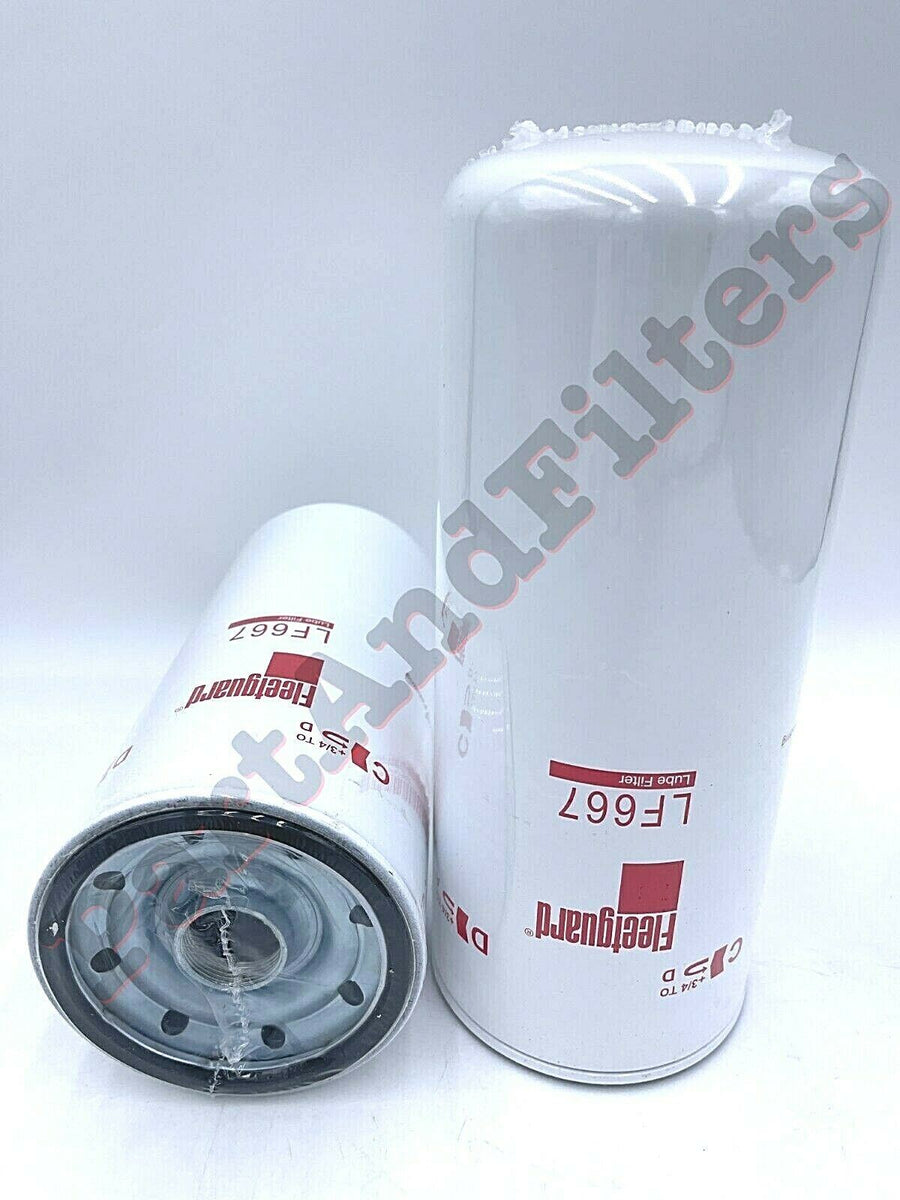 LF667 Fleetguard Oil Lube Filter Cummins Filtration (PACK OF 2) – PartAndFilters