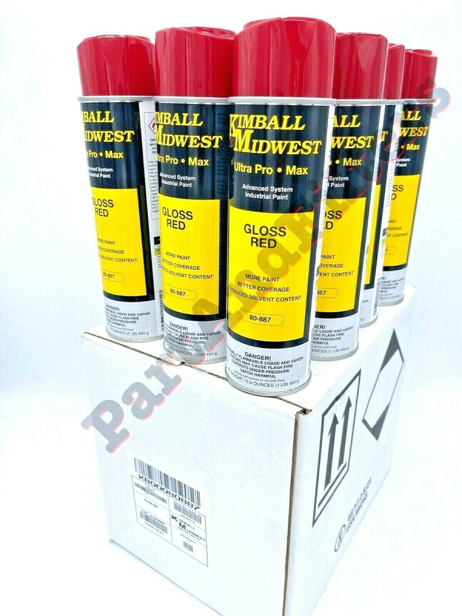 80-887 Gloss Red Ultra Pro-Max Paint KIMBALL MIDWEST – PartAndFilters