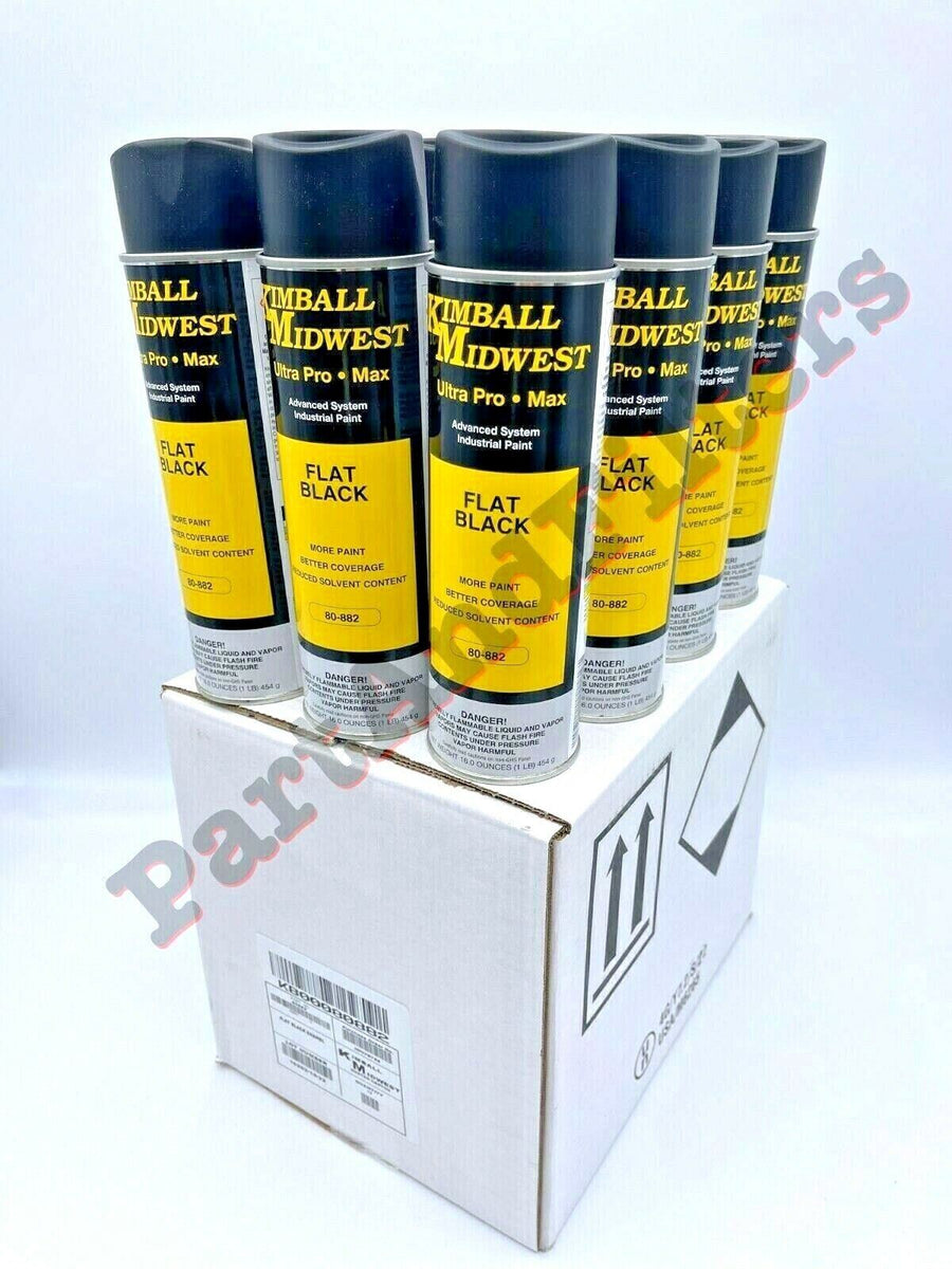 Flat Black 80-882 Ultra Pro-Max Paint KIMBALL MIDWEST – PartAndFilters