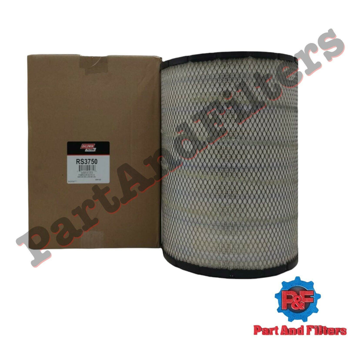 RS3750 Air Filter Baldwin Replace AF25598 P542101 – PartAndFilters