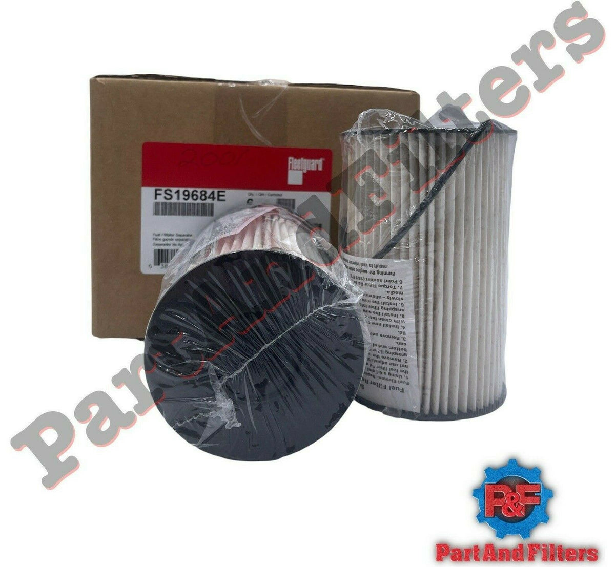 Genuine FS19684E Fleetguard Fuel/Water Separator (Pack Of 6 ...