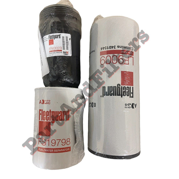 Filter Set for Cummins 450HP FS19798, LF9009, FF63054NN Replace FF6300 ...