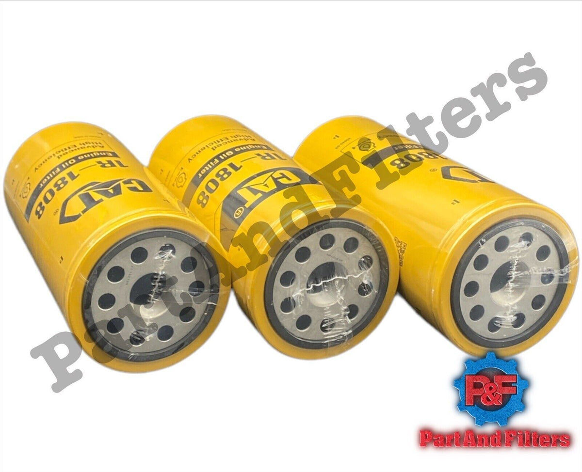 Caterpillar 1R1808 Oil Filter CAT 1R-1808 Replace 275-2604 (Pack of 3 ...