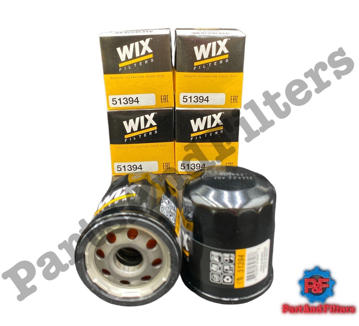 51394 Wix Oil Filter Replace GMC 25161880, Toyota 90915-03001 (4Pack ...