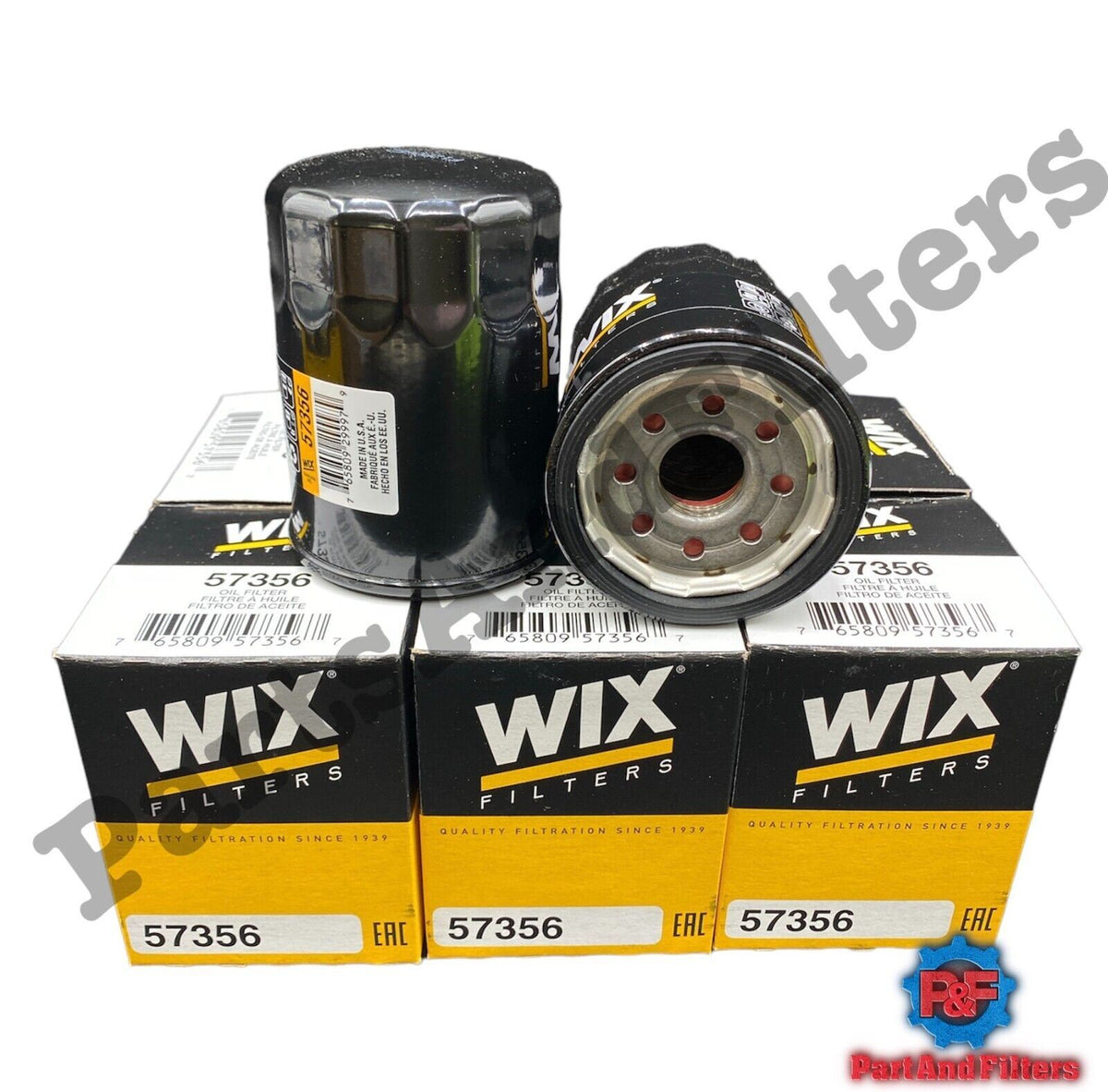 57356 Wix Engine Oil Filter Replace Chrysler MD135737; Ford F32Z-6731 ...