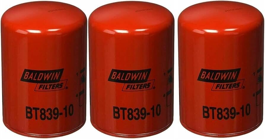 BT839-10 Baldwin Hydraulic Filter, Fits Bobcat, Ford, Toro, Vermeer (3 ...