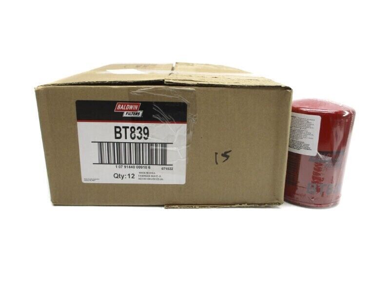 Baldwin BT839 Hydraulic Filter, Fits Bobcat, Ford, Toro, Vermeer (12 P ...