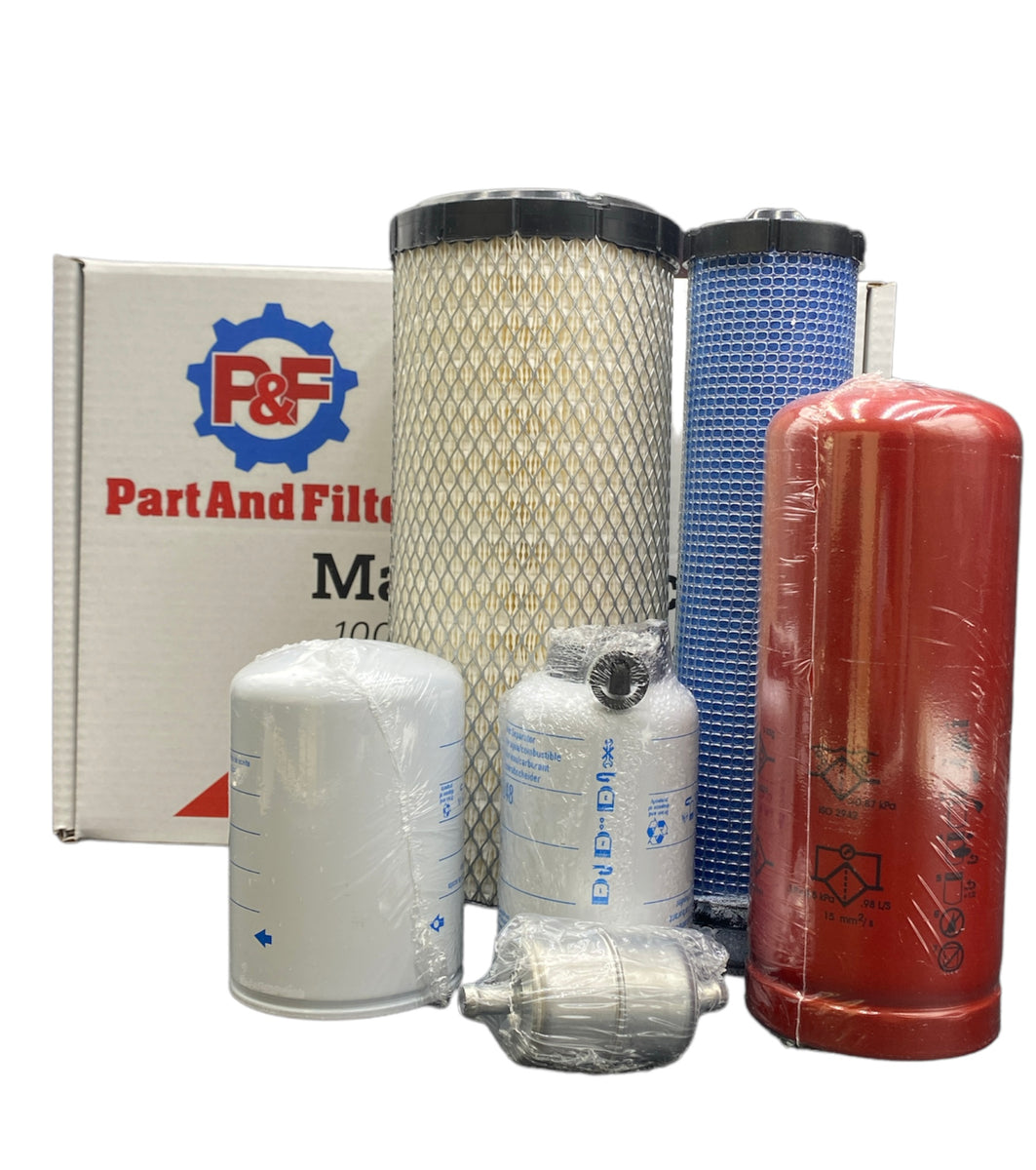 P&F Filter Kit for CASE 40XT 60XT 75XT 85XT Skid Steer – PartAndFilters
